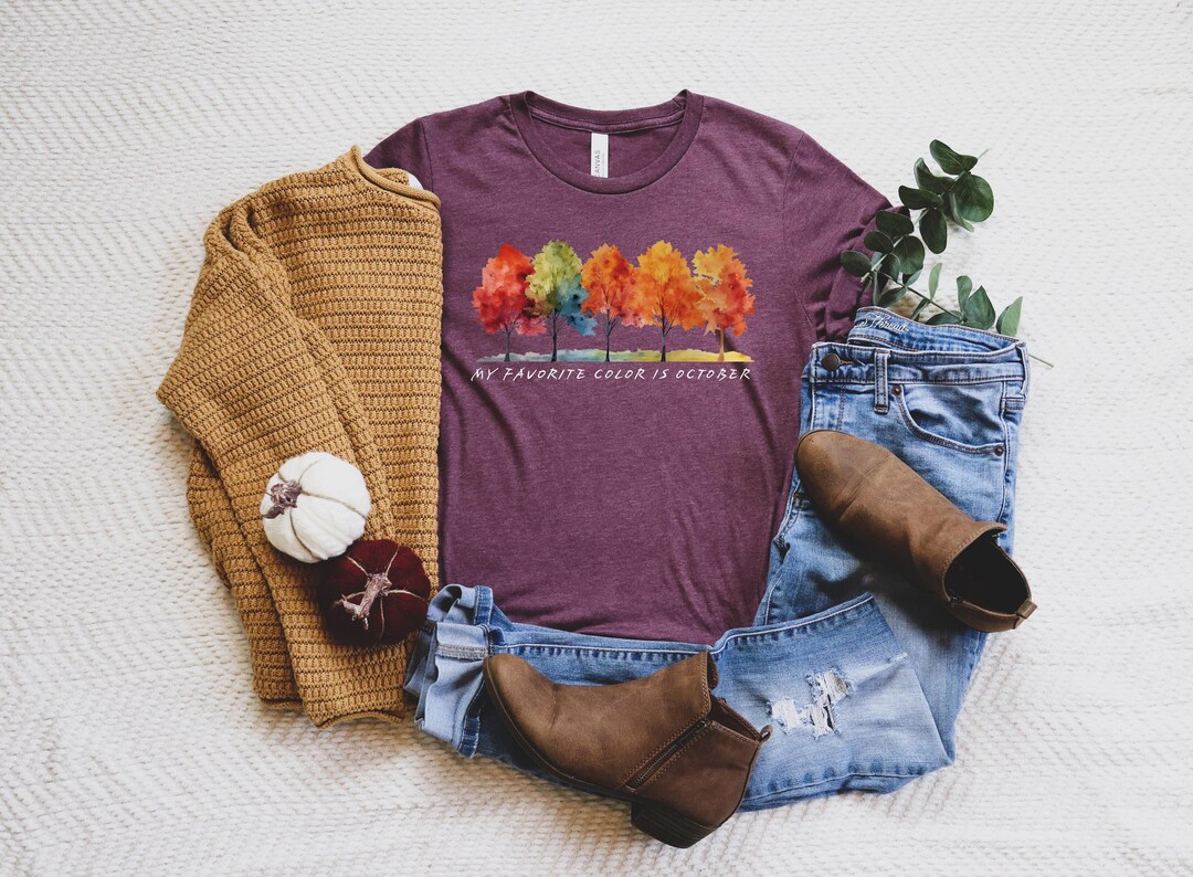 Fall is My Favorite Color Sweatshirts, Colorful Fall Sweatshirts, Fall ...