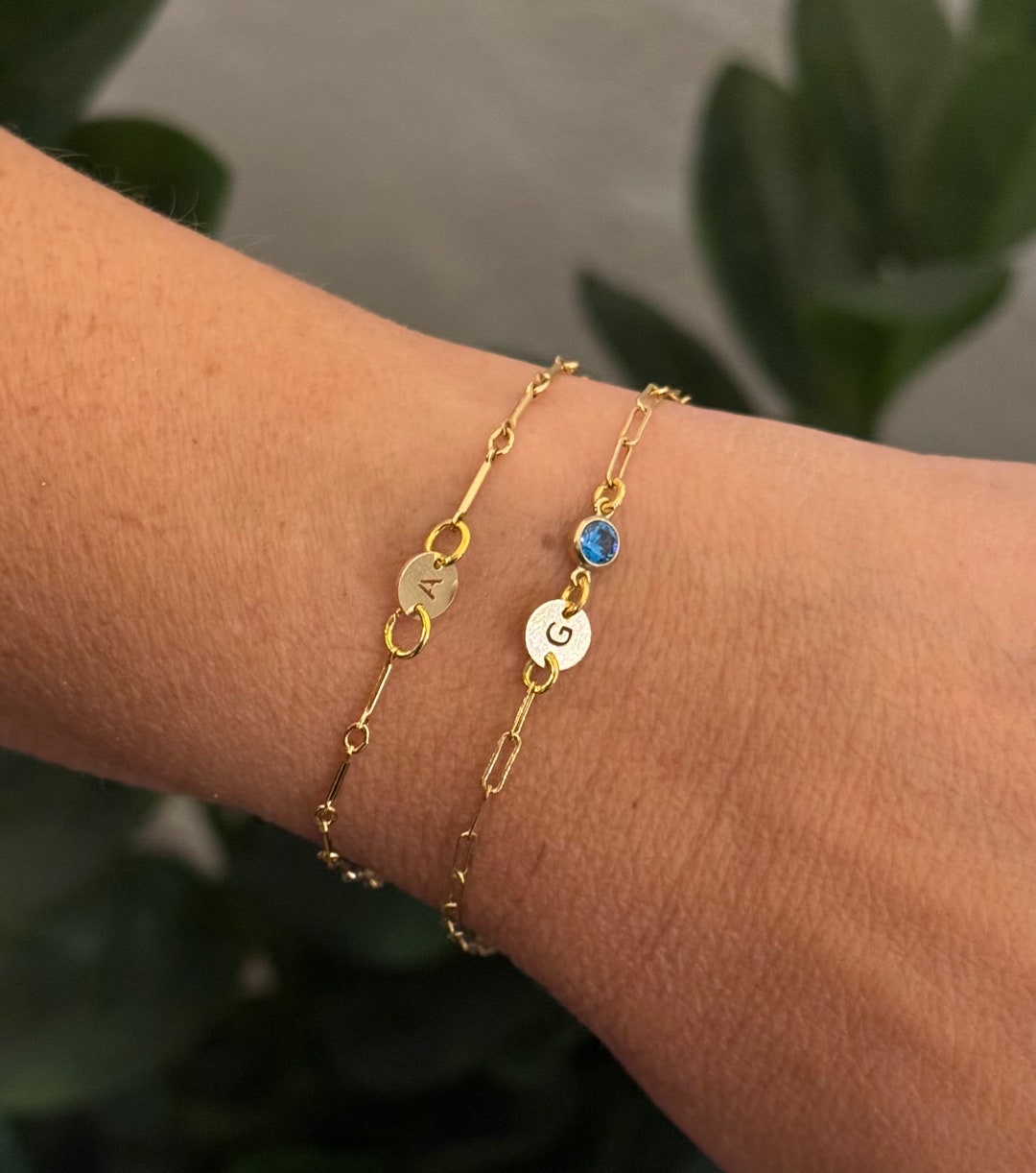 Letter Connector 14K Gold Filled Initial Charms Alphabet Permanent ...