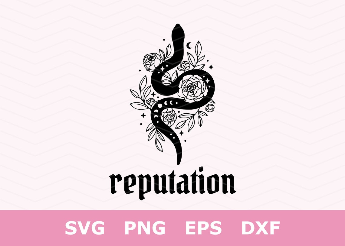 Reputation SVG, Reputation Snake PNG, Taylor Swift Svg, Taylor Swift ...