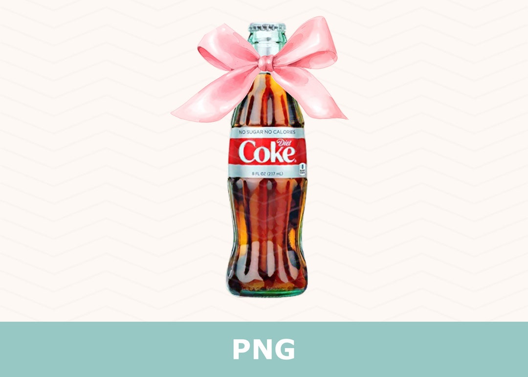 Diet Coke Bottle Png, Coke Sublimation, Coquette Png, Digital Download ...