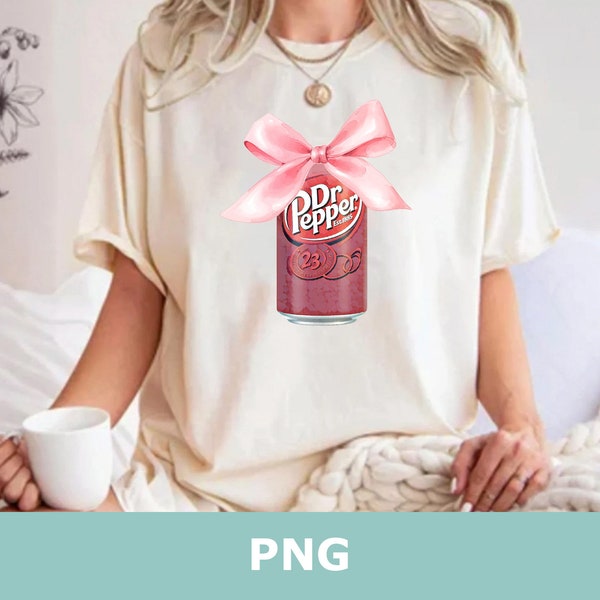 Dr Pepper Coquette Bow Png - Etsy