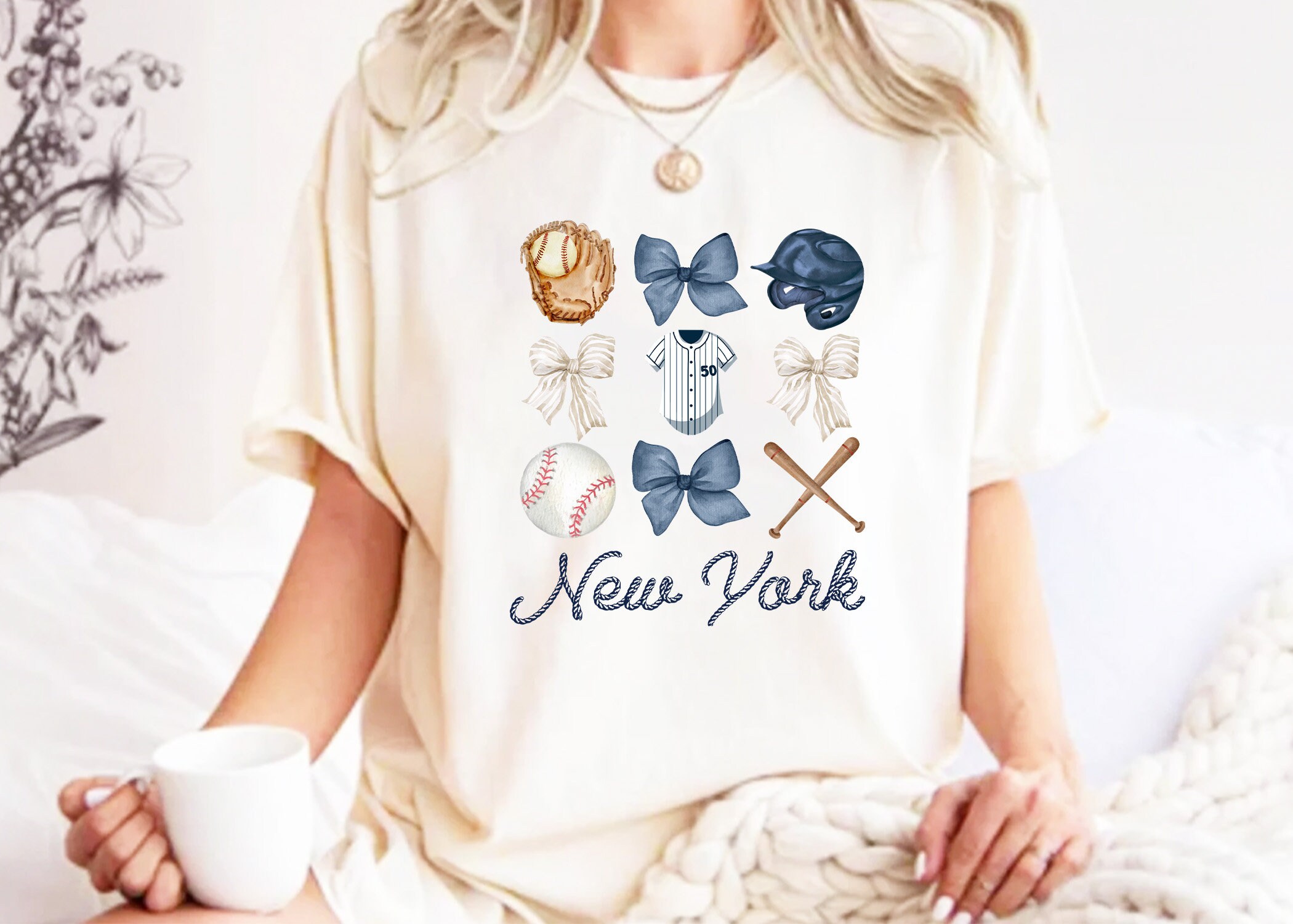 New York Baseball Bow PNG, New York PNG, Coquette New York Png, Yankees ...