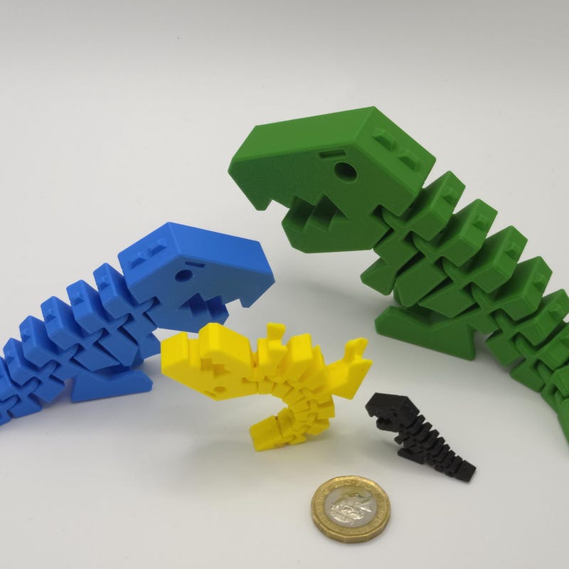Pink T. Rex Figurines - Etsy UK