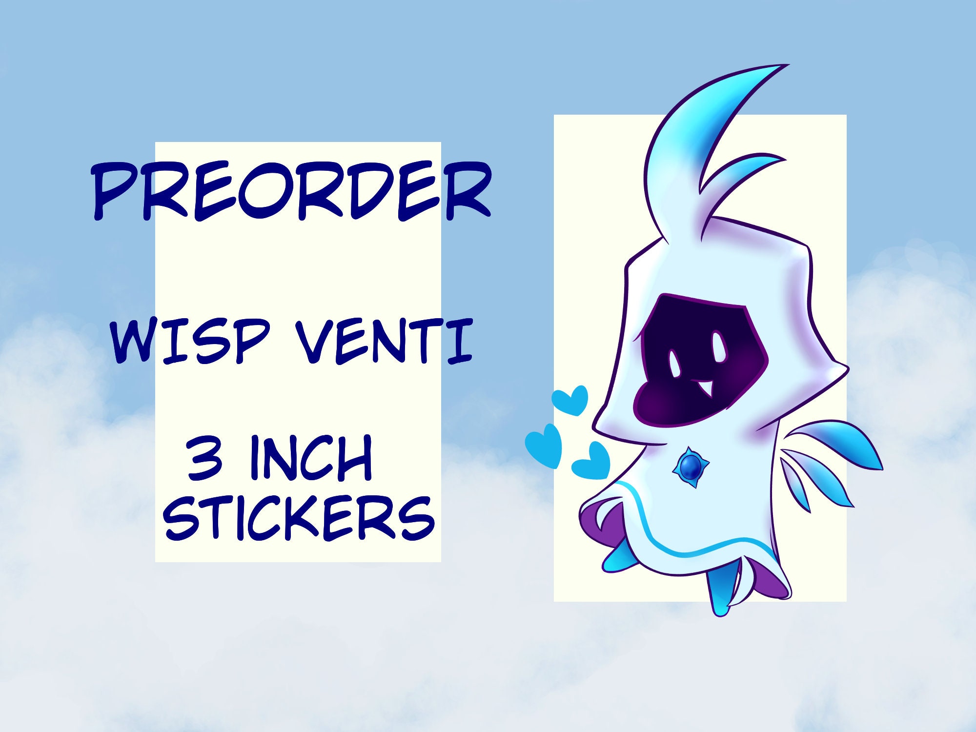 Genshin Impact // 3 Inch Wisp Venti Sticker - Etsy