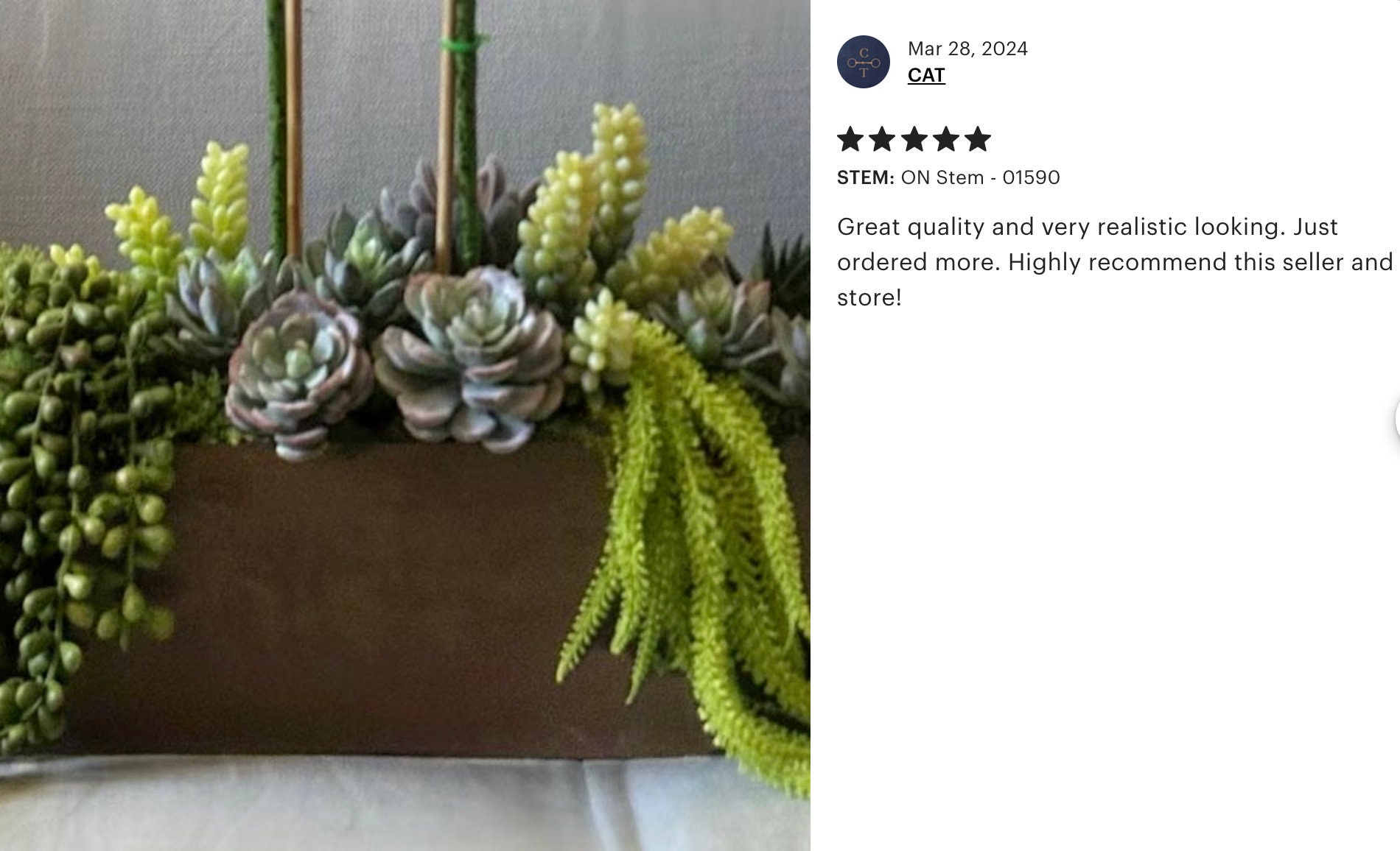3 Real Touch Artificial Succulents in Green and Mauve - Faux Succulents ...