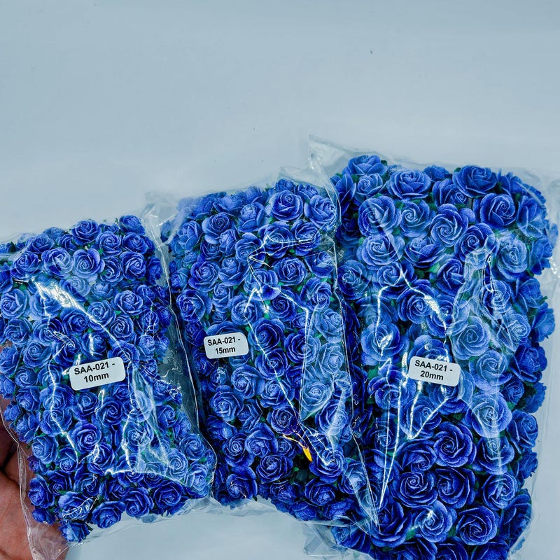 Royal Blue Flower - Etsy