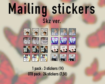 Stray Kids K-pop Mailing Stickers - Etsy