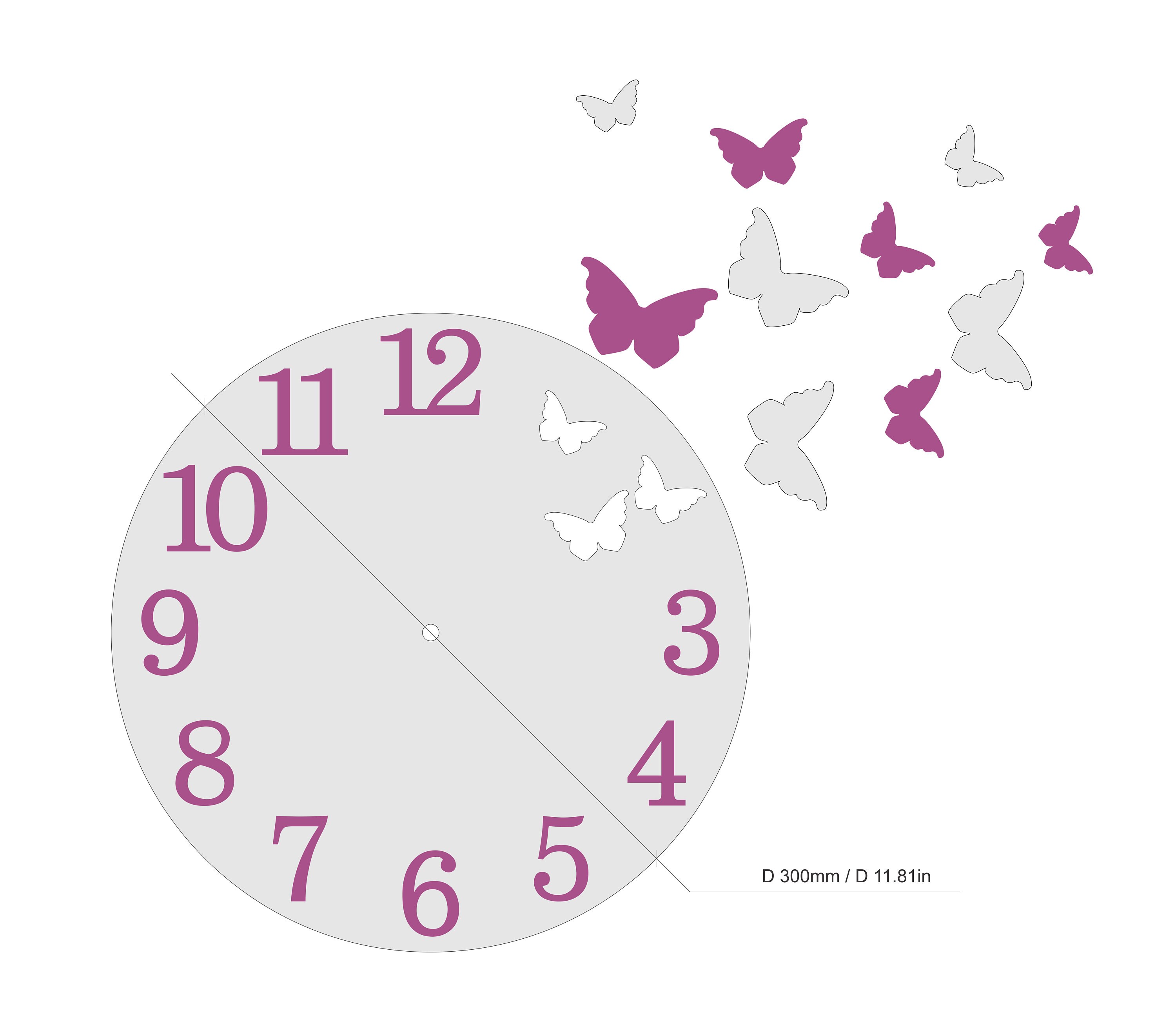 Digital Laser File Clock CDR EPS SVG Art Laser Cutting Files Vector ...