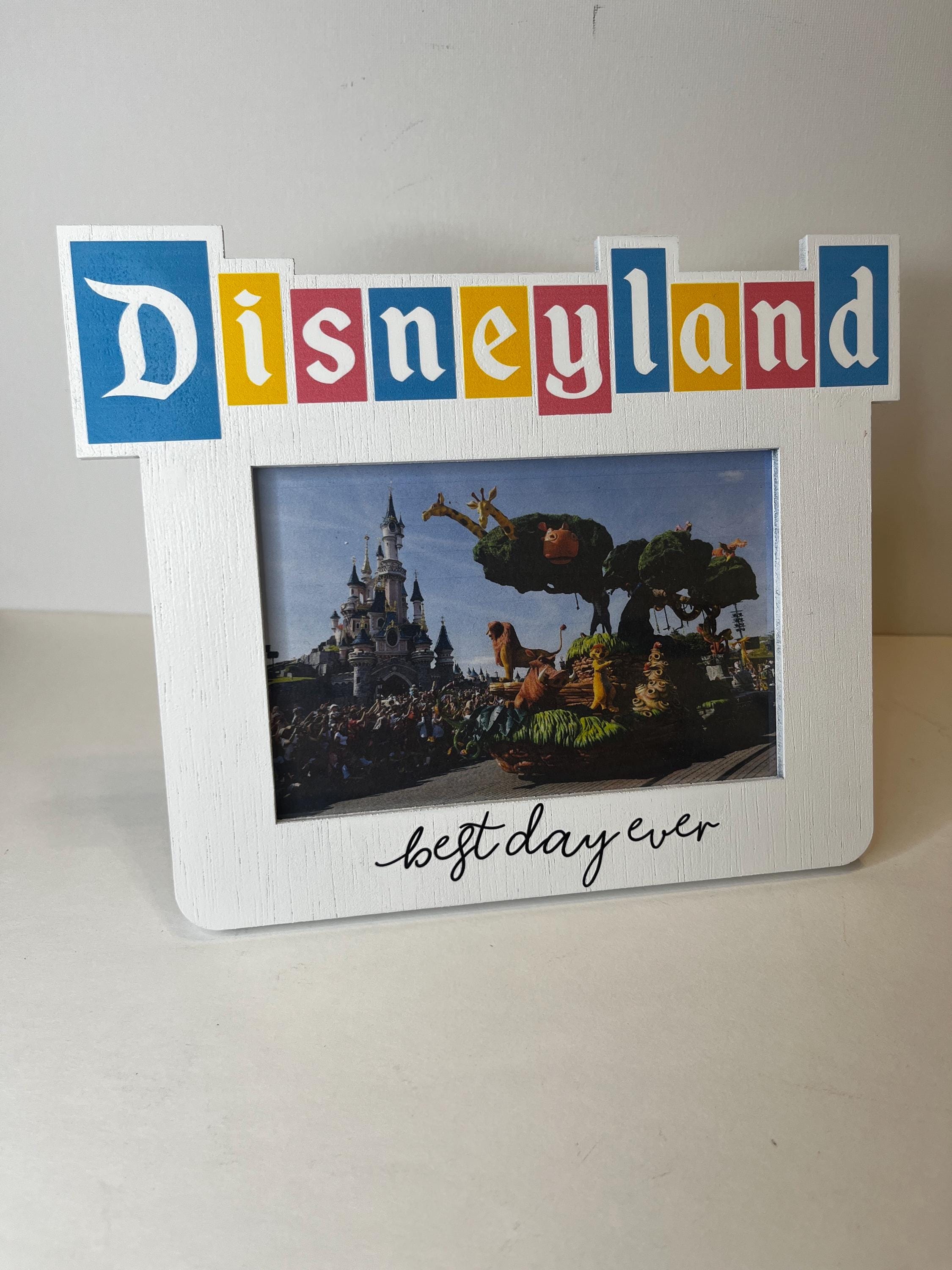 Disneyland Photo Frame Disney Adventures Histori Custom Photo Frame ...