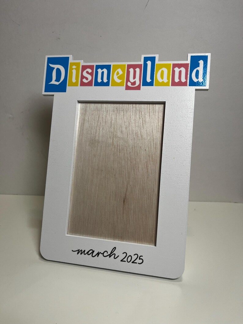 Disneyland Photo Frame | Disney Adventures Histori | Custom Photo Frame ...