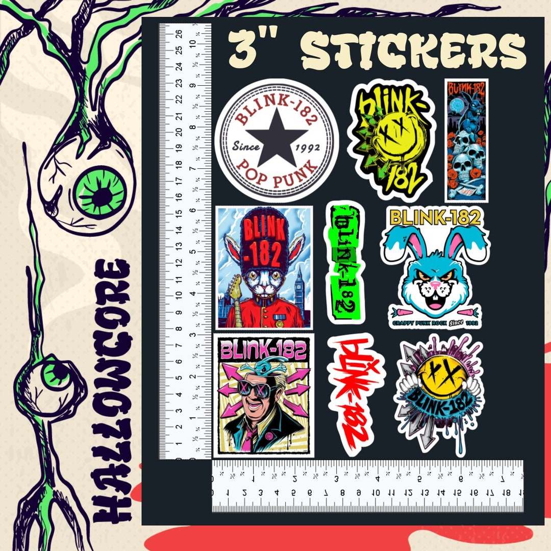 Blink 182 Sticker Pack 05 - Etsy