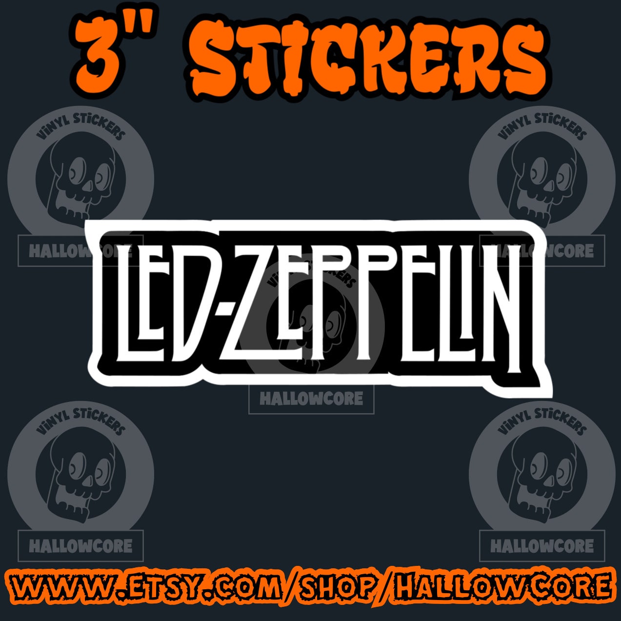 Led Zeppelin Sticker Pack 01 - Etsy