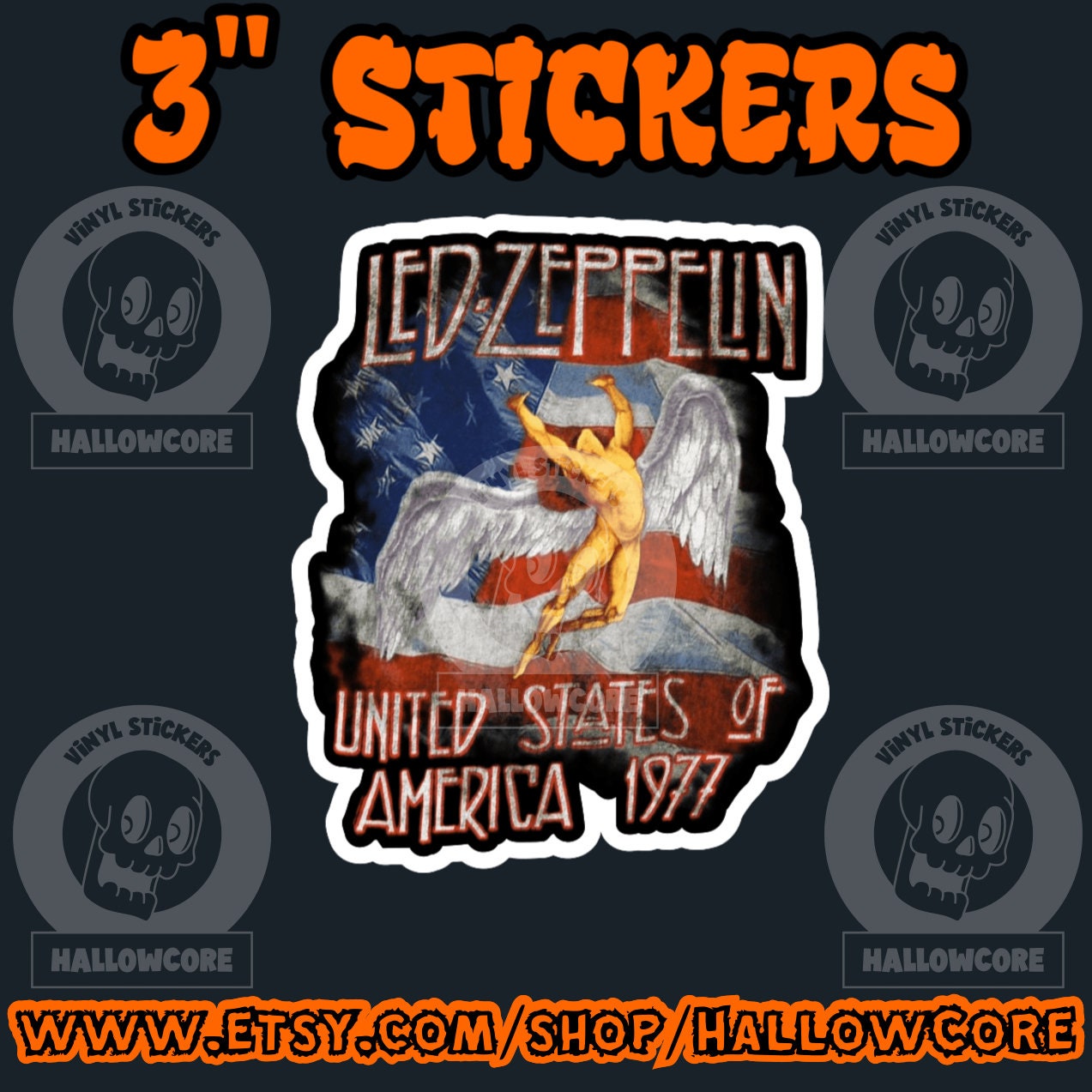 Led Zeppelin Sticker Pack 01 - Etsy