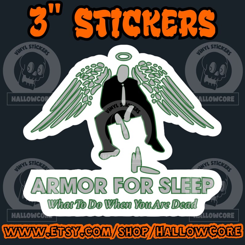 Armor for Sleep Sticker Pack 02 - Etsy