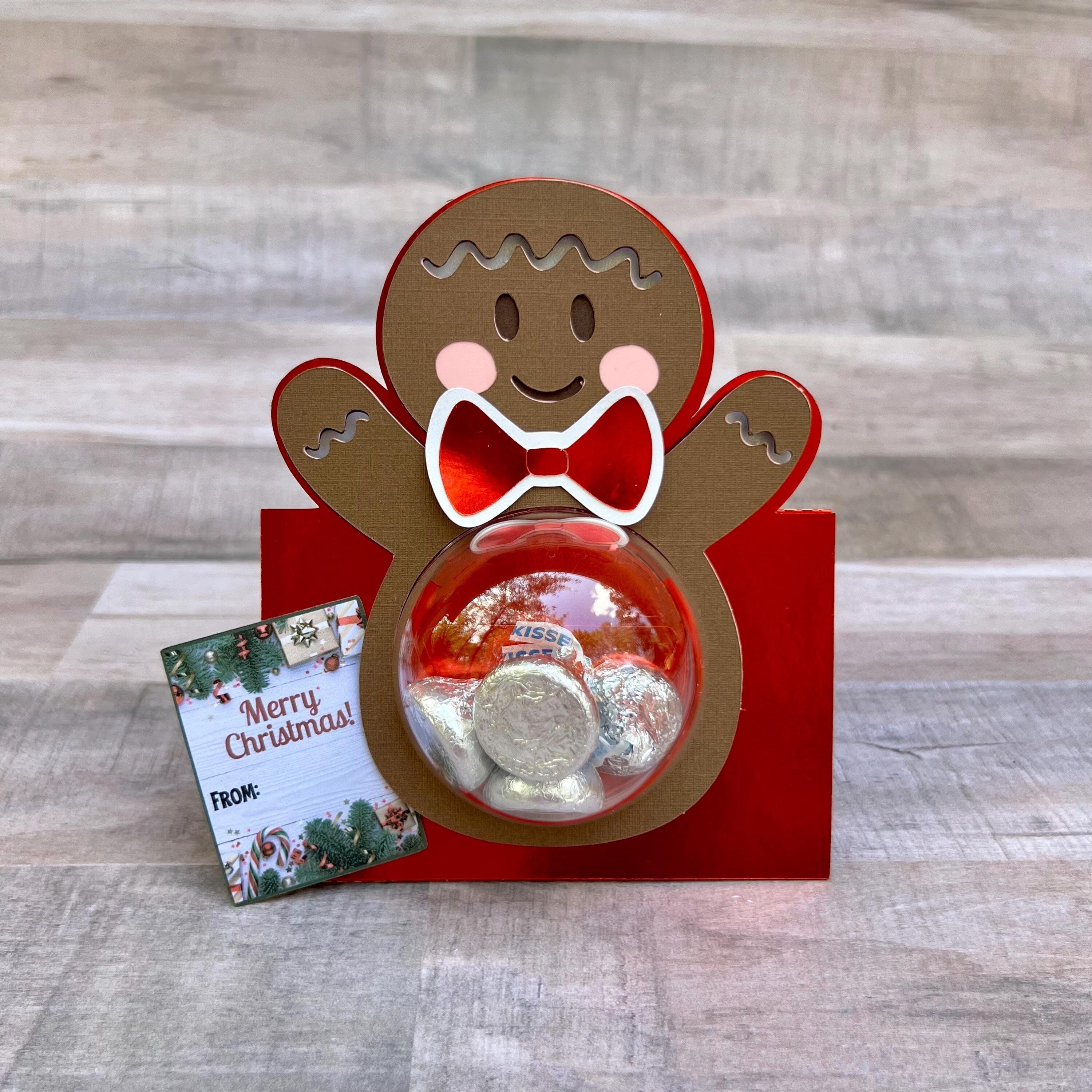 Gingerbread Christmas Gift Card Holder, Teacher Gift, Stocking Favor - Etsy