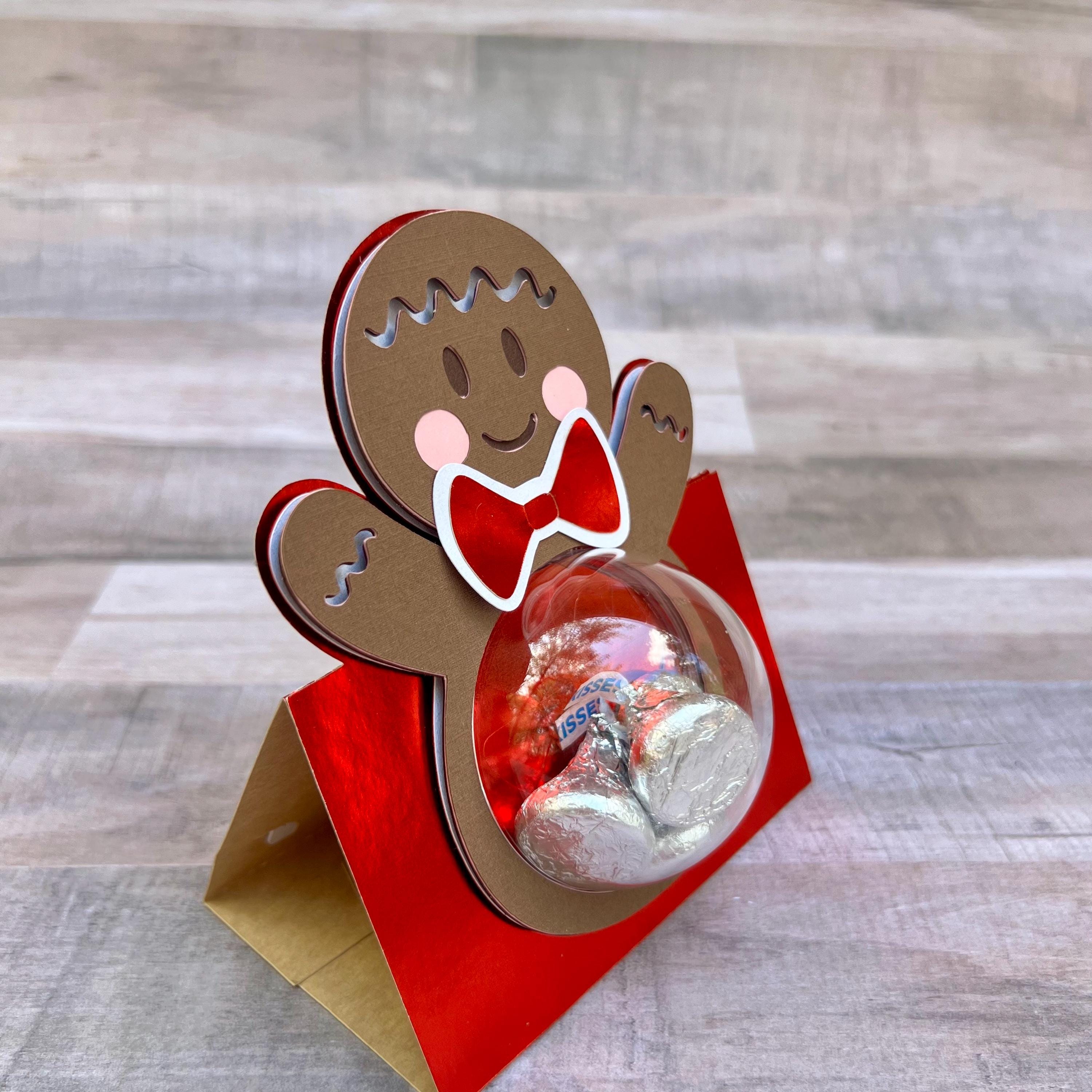 Gingerbread Christmas Gift Card Holder, Teacher Gift, Stocking Favor - Etsy