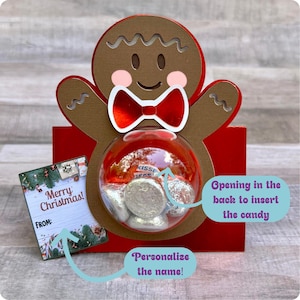 Gingerbread Christmas Gift Card Holder, Christmas Teacher Gift ...