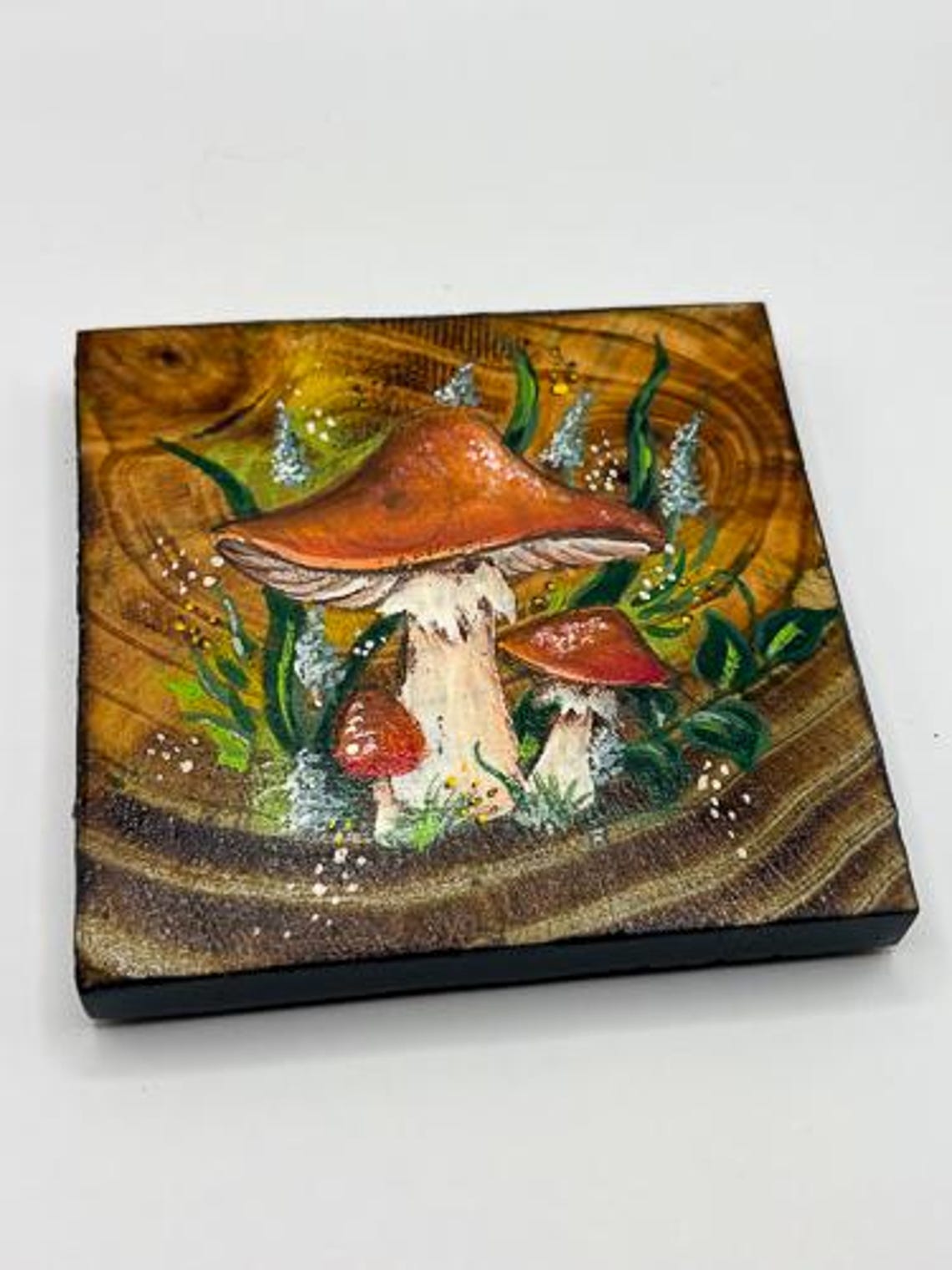 Hand Painted Coaster Set - Etsy