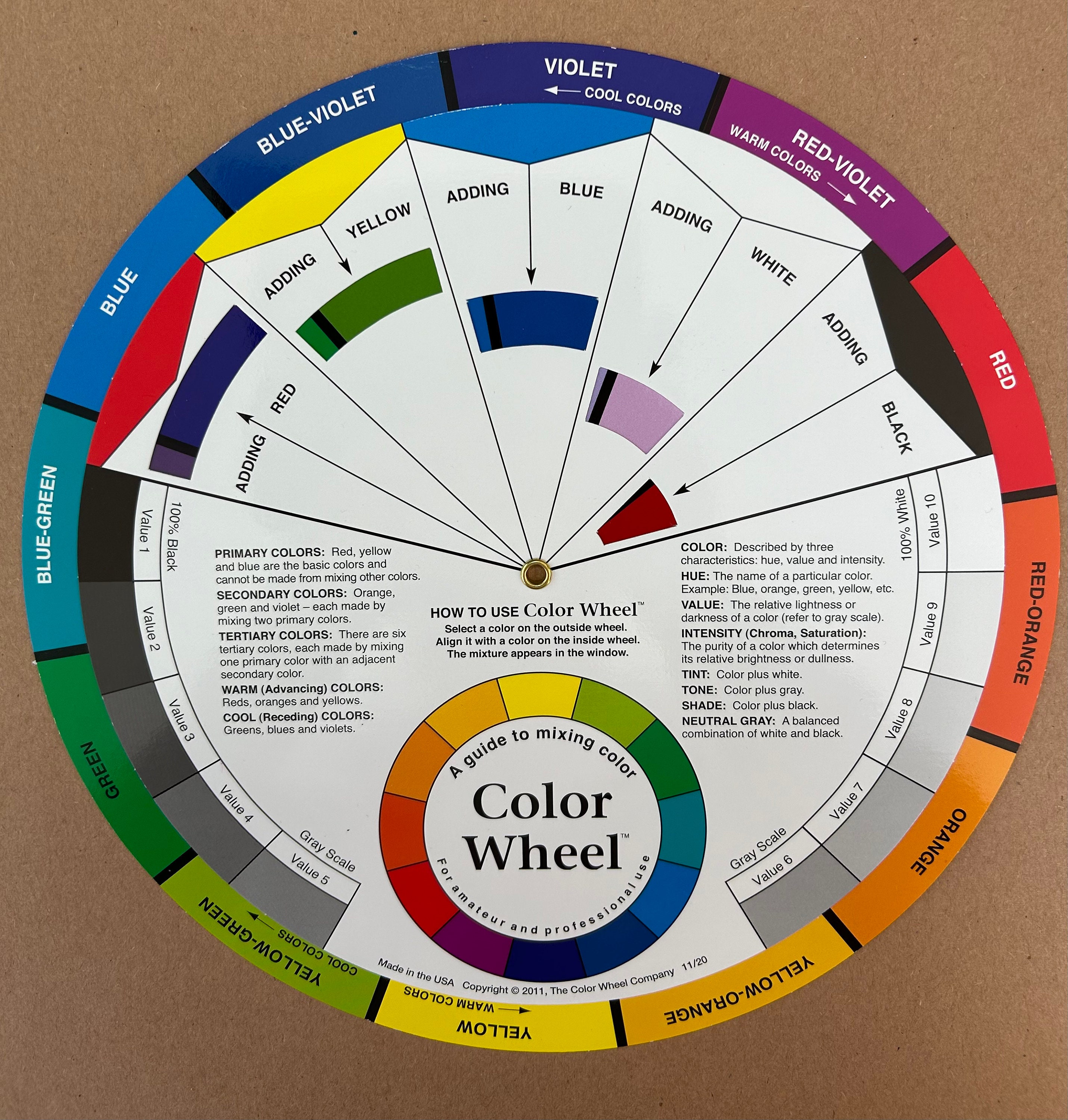 Learn How to Use the Colour Wheel to Mix Paint - Etsy