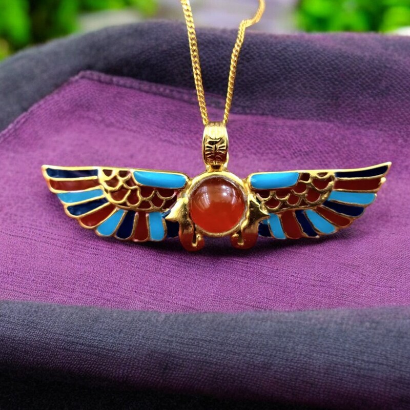 Winged Sun Disc - Etsy