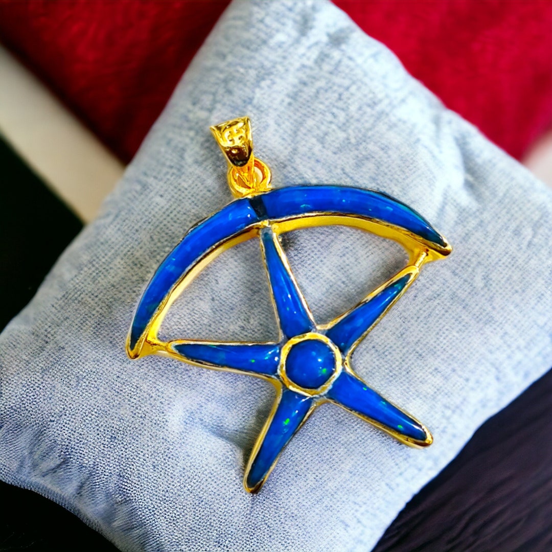 Gold Seba Star Pendant, Egyptian Jewelry, Gods Goddess, Talisman ...