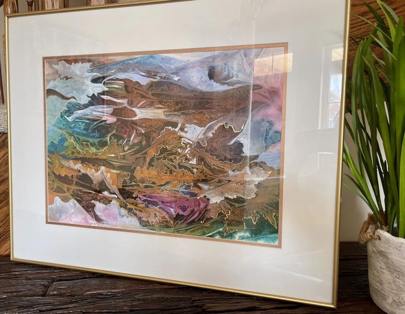 HOPE ATKINSON summer End 2007 Framed Art 20x 14 - Etsy