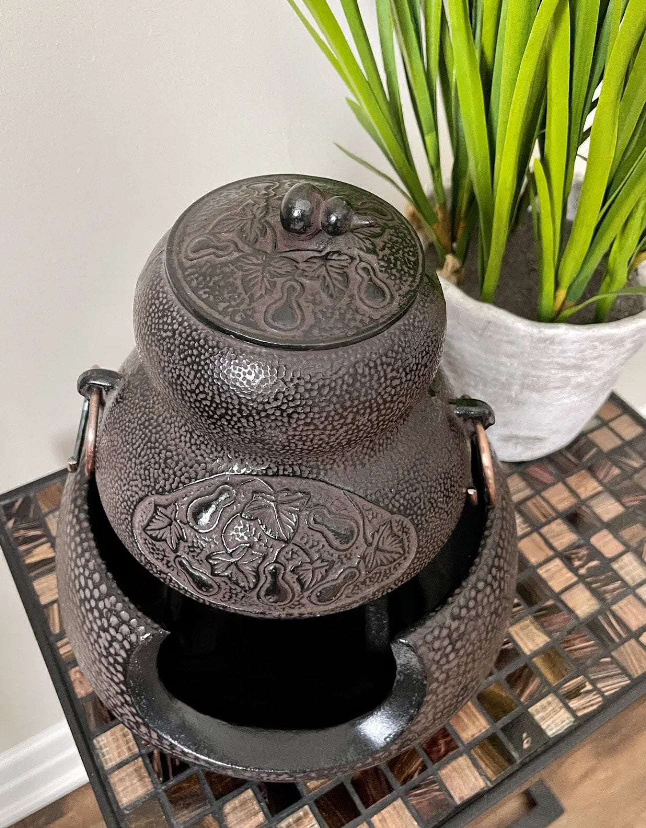 Vintage Japanese Chagama Tea Ceremony Cast Iron Pot Kama Kettle - Etsy