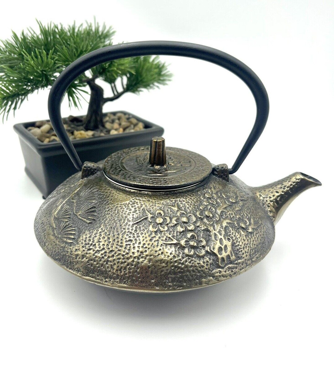 Chinese Iron Tea Pot With Stainless Steel Infuser Cast Iron Teapot Tea ...