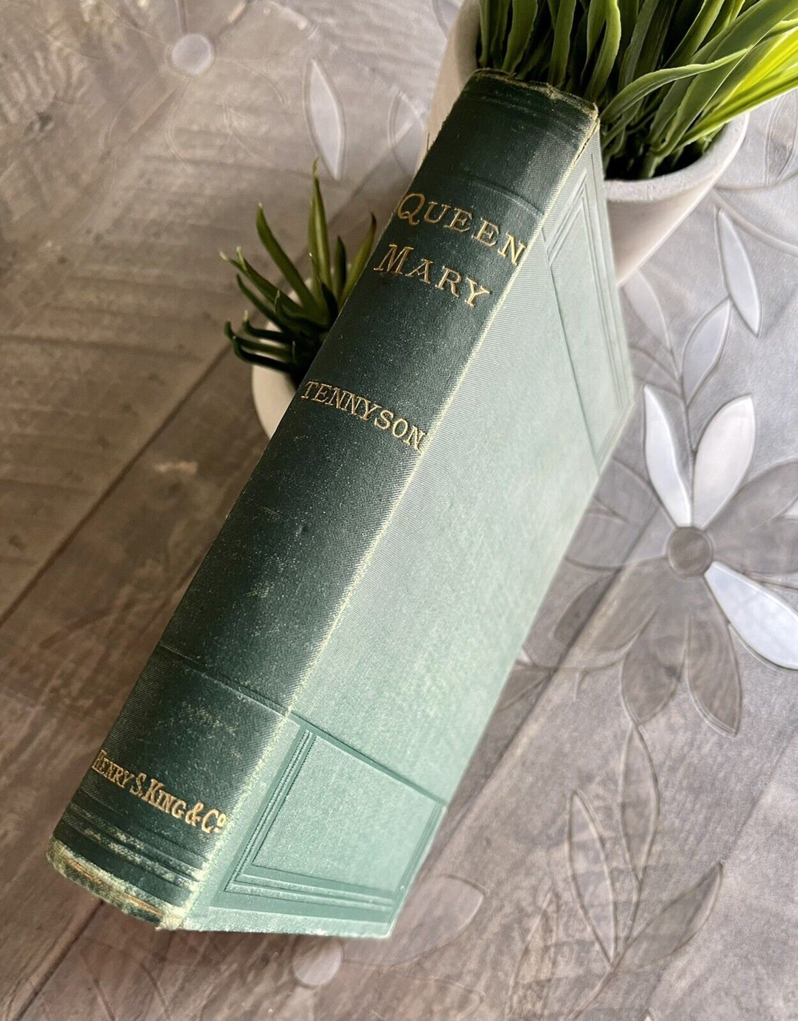 Queen Mary Book Alfred Lord Tennyson London 1875 Henry S.king&co ...
