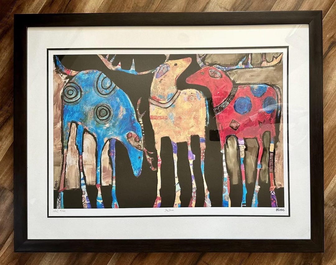 Jenny Foster -BIG BUCKS- Limited Edition Framed Print NAC 90/950 - Etsy