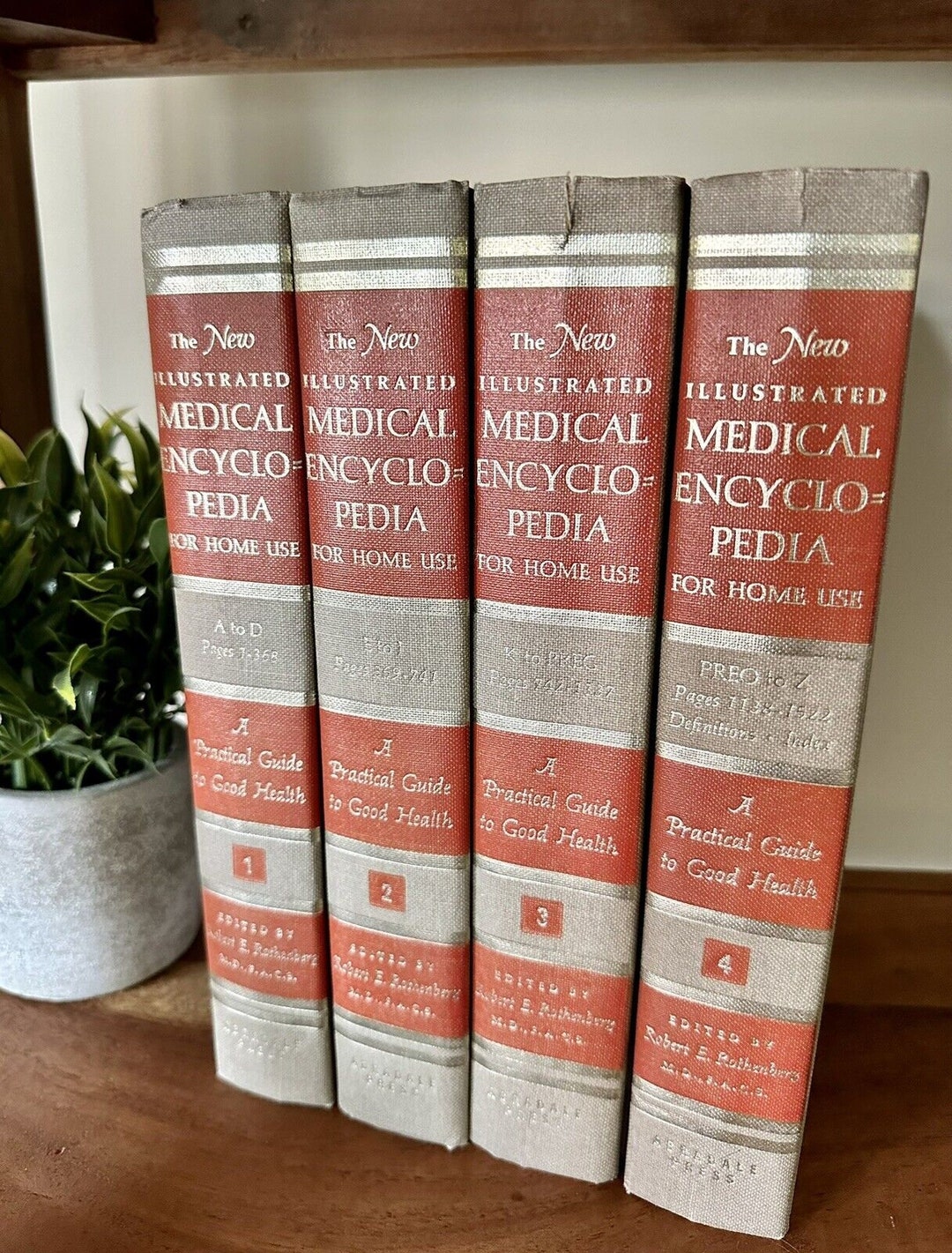 The New Illustrated Medical Encyclopedia for Home Use 4 Volume Set - Etsy