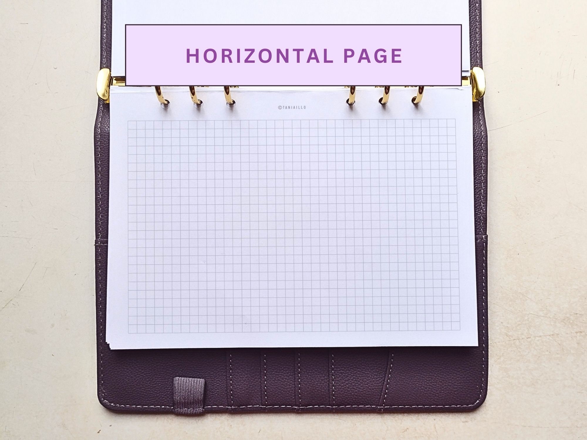 Graph Paper A5 Printable, Graph Page Insert, Notetaking Paper A5 Insert ...