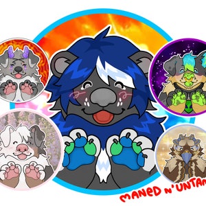 CUSTOM Furry PFP Fursona Ych Digital Profile Picture Icon Art ...