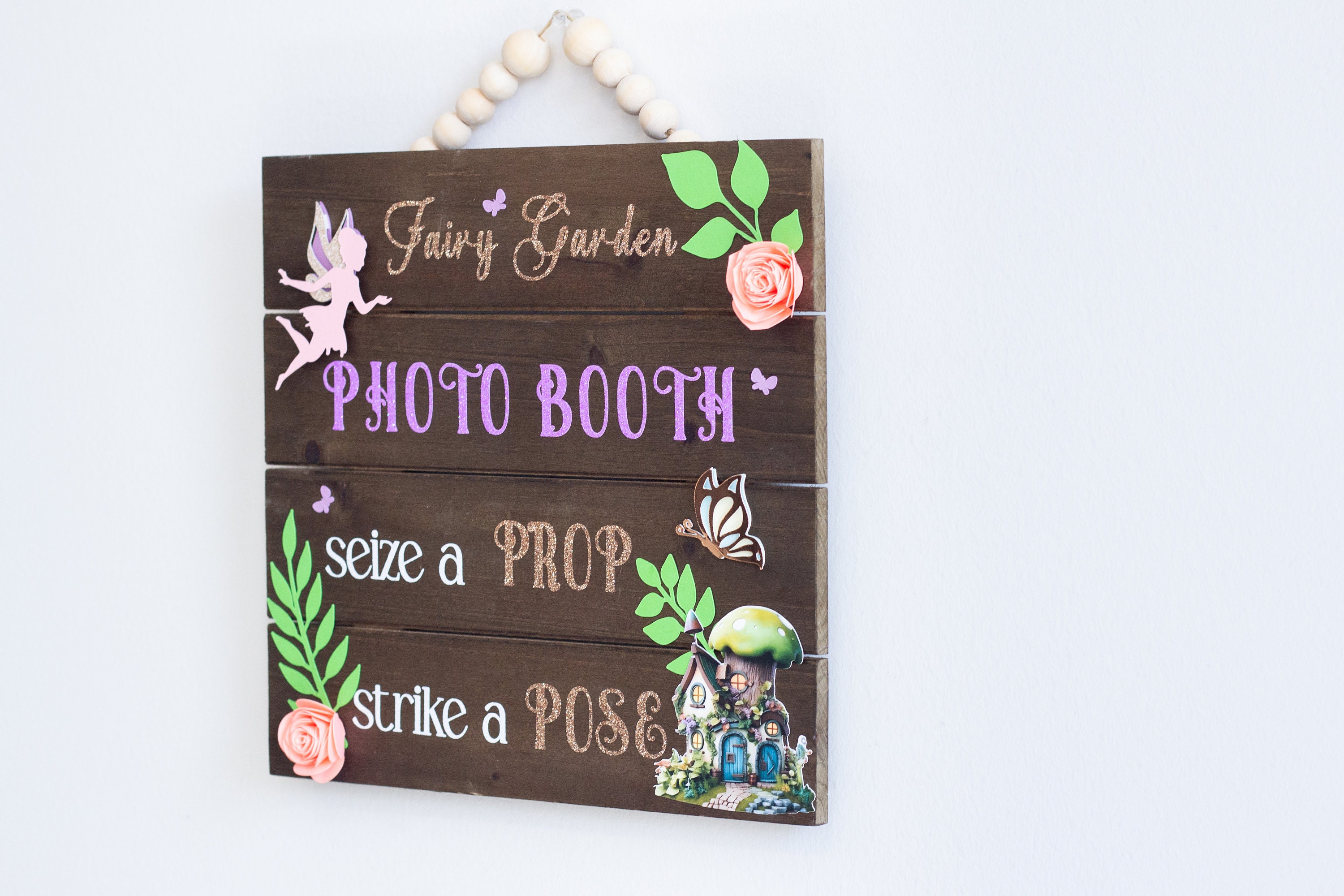Wooden Photo Booth Sign Enchanted Forest Photo Booth Wooland Theme ...