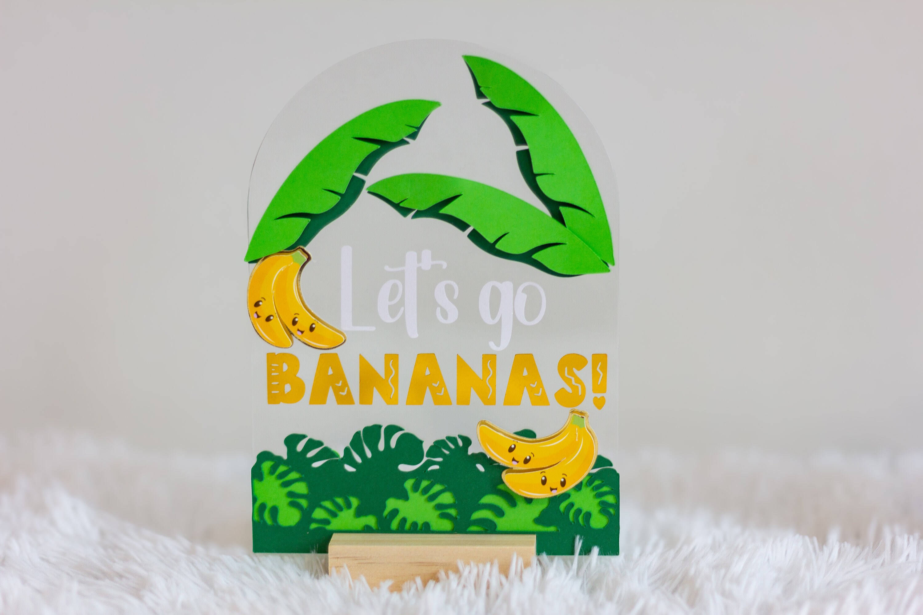 Tutti Frutti Acrylic Party Signs Tropical Party Favors Fruit Theme ...