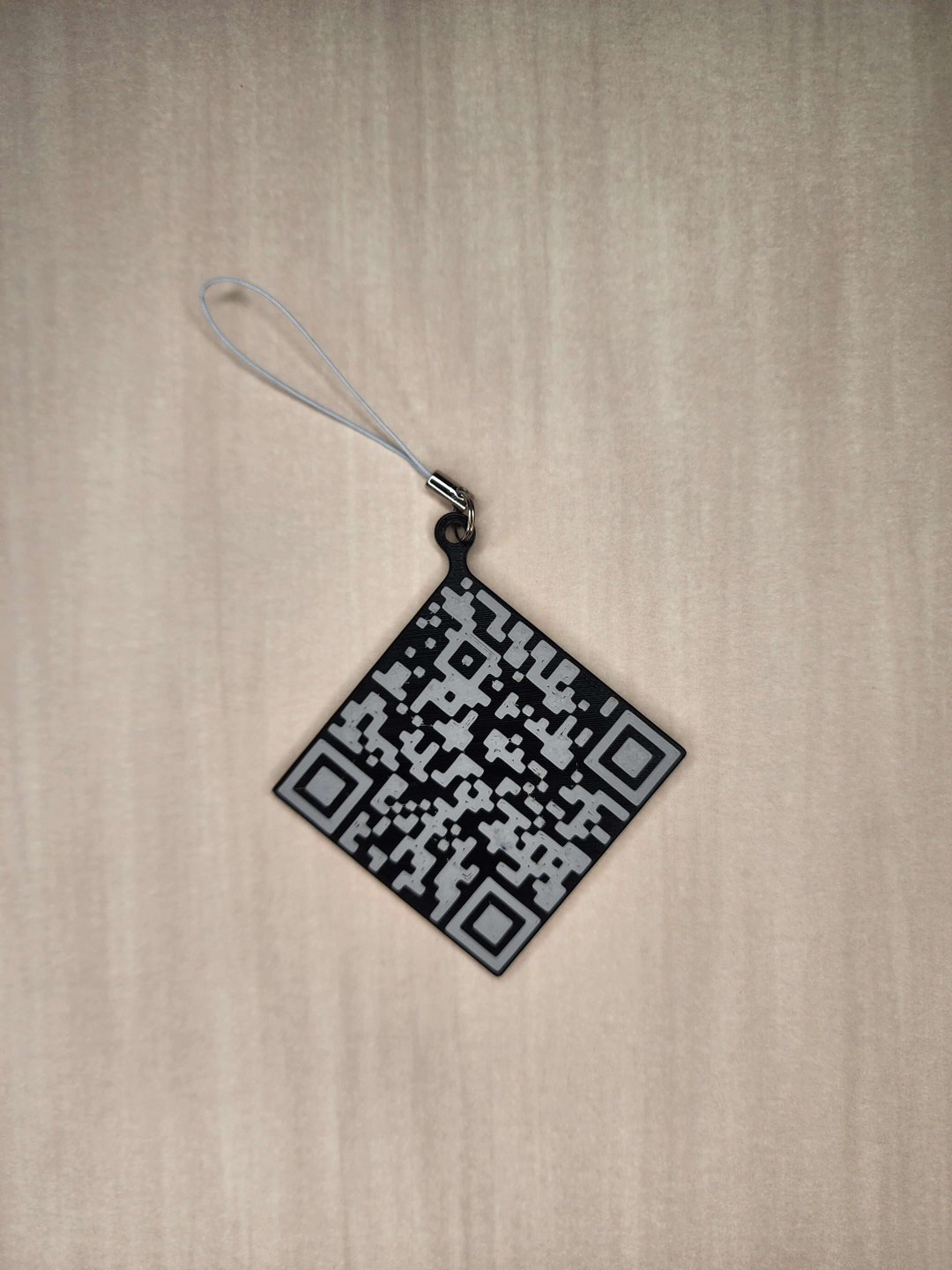 Custom QR Code Keychains - Etsy