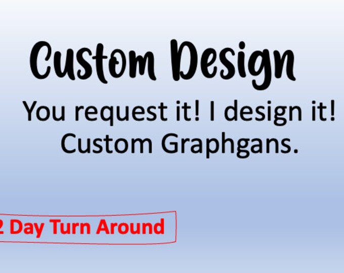 Custom Order Crochet Graphgan Pattern Row by Row or C2C Includes Graph ...