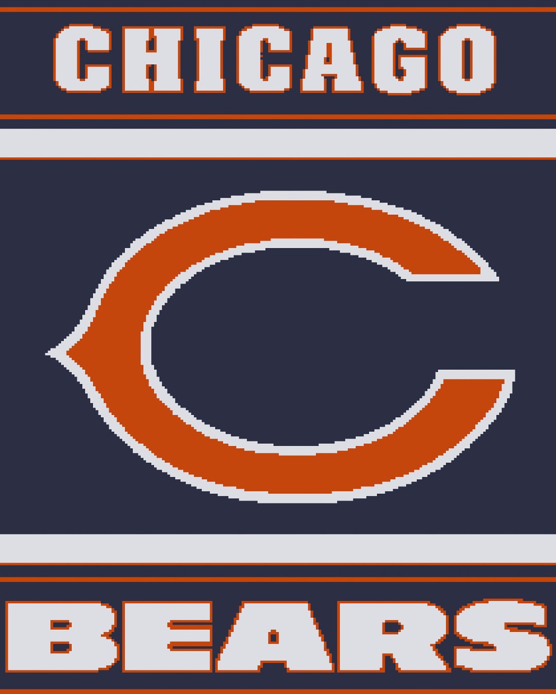 Bears Graphgan Pattern (digital Download) - Etsy
