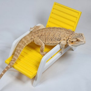Bearded Dragon Lounge Chair V2 | Large Reptile Lounger and Basking Spot ...