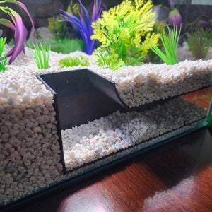 Flat Aquarium Corner Underground View Cave | Fish Tank Hide Tunnel ...
