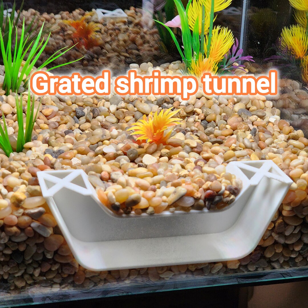 Grated Shrimp Tunnel: PLA Fish Tank Hideout - Etsy