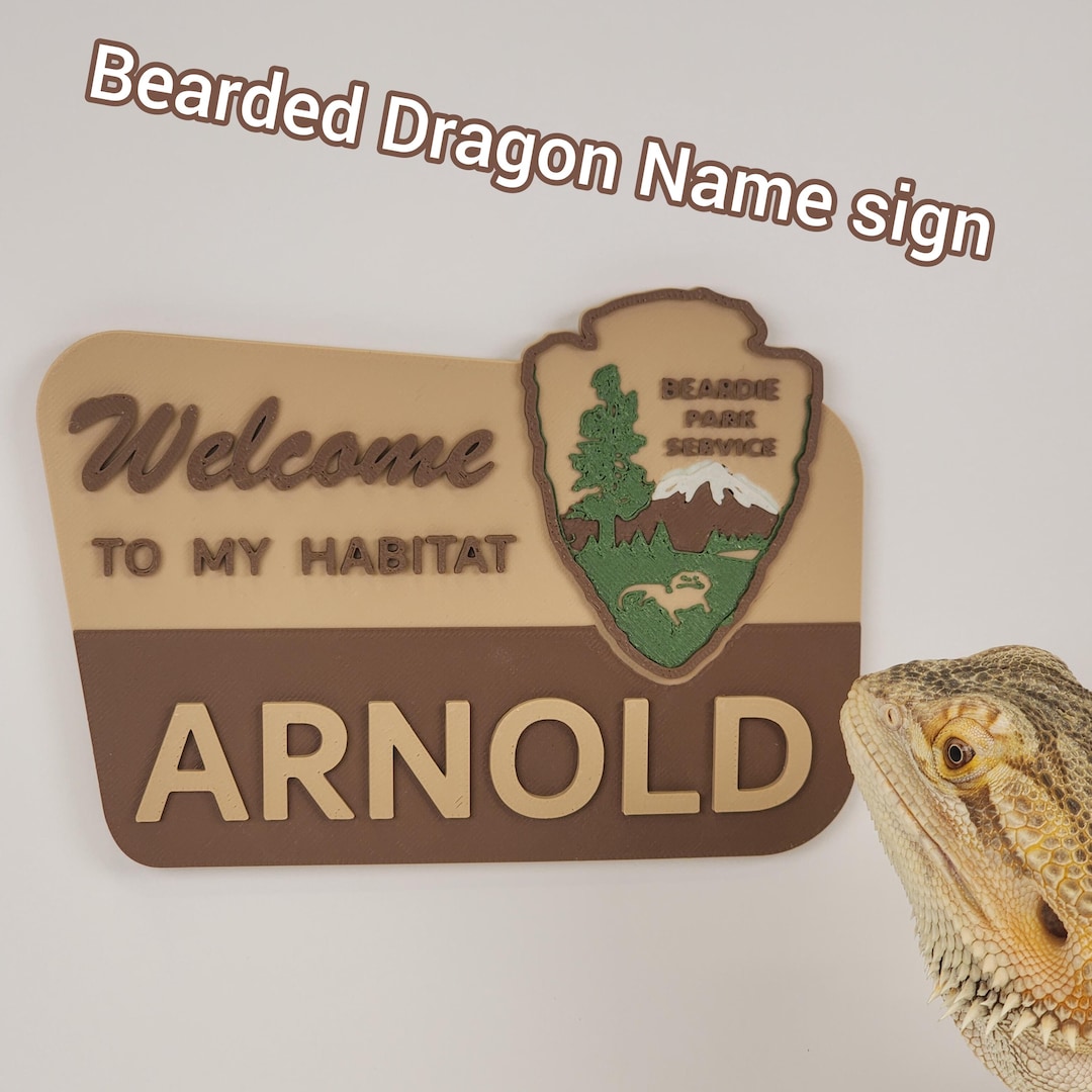 Personalized National Park Name Sign: Reptile Tank Decor - Etsy