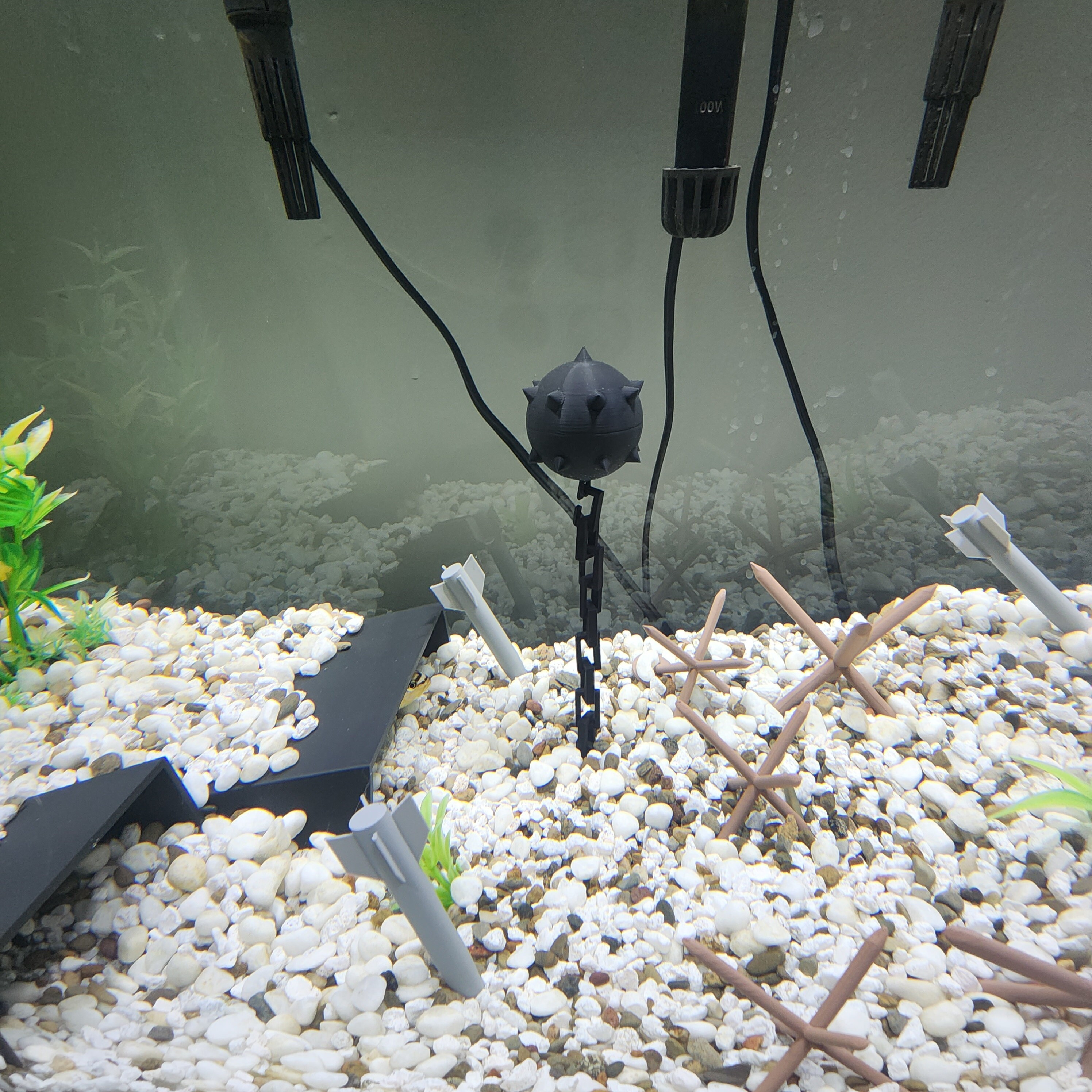 Naval Mine Aquarium Decoration: WWII Style Fish Tank Decor - Etsy