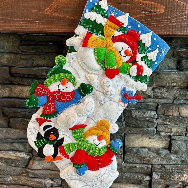 Bucilla Stocking Kit - Etsy