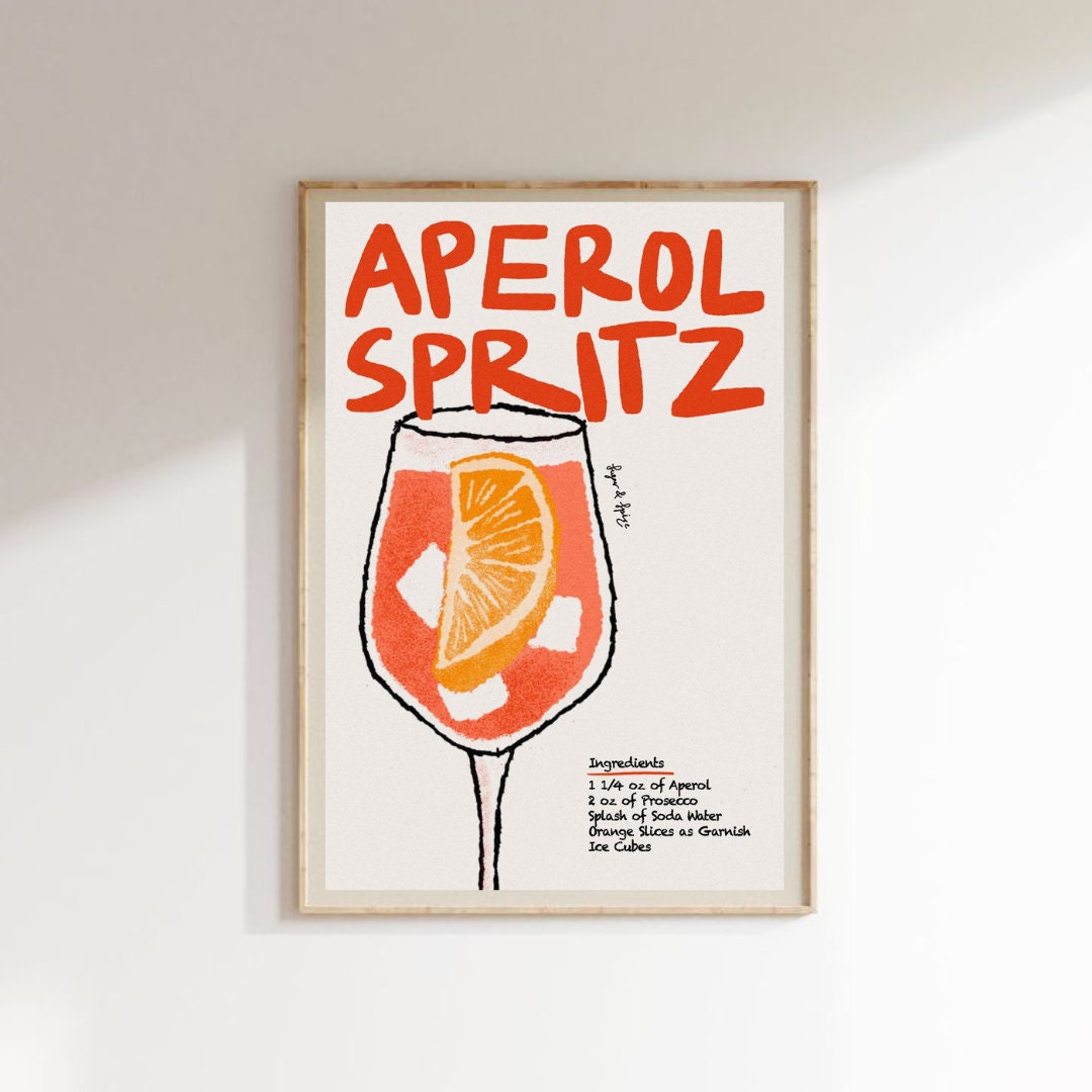 Aperol Print - Etsy