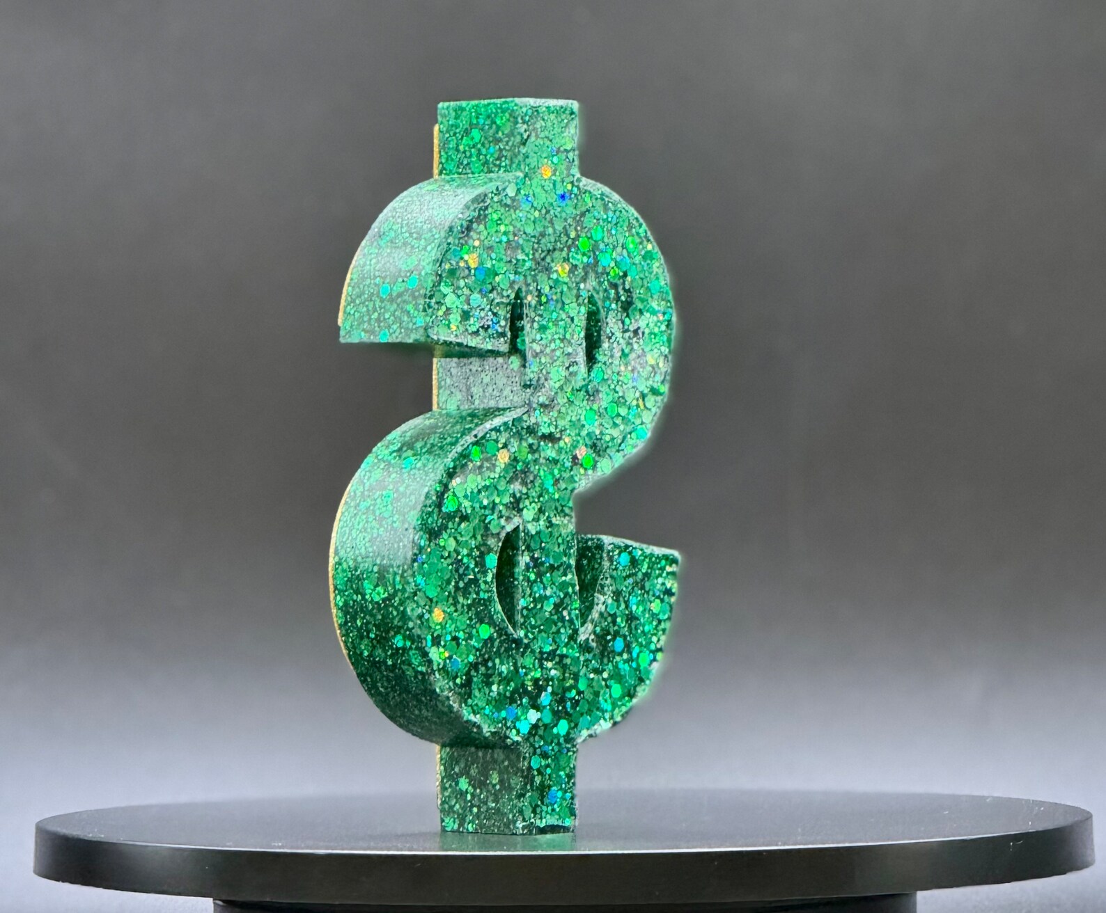 Money Sign Bling Sculpture/statue Large Handmade Money Decor - Etsy