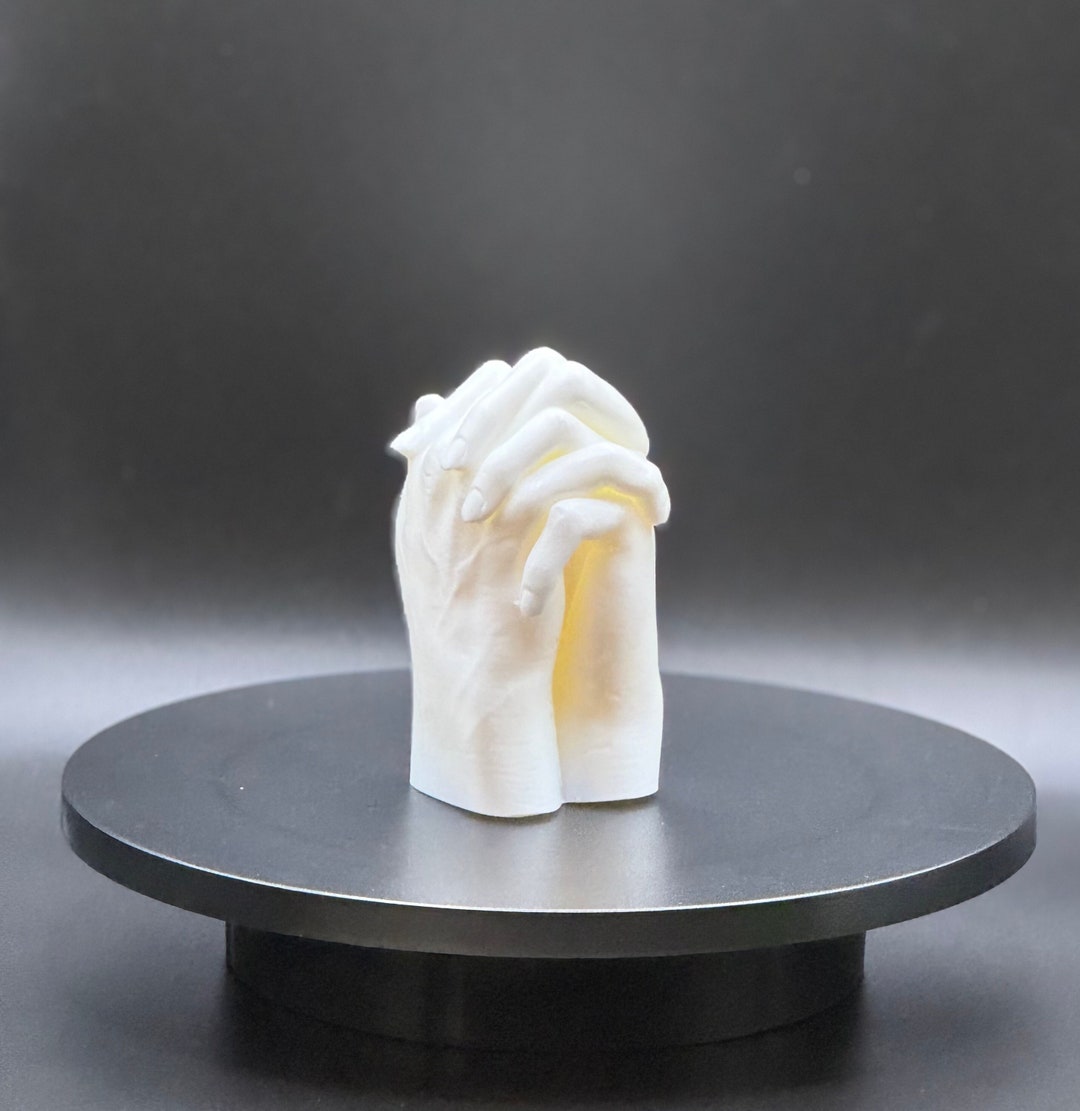 Holding Hands Sculpture White - Etsy