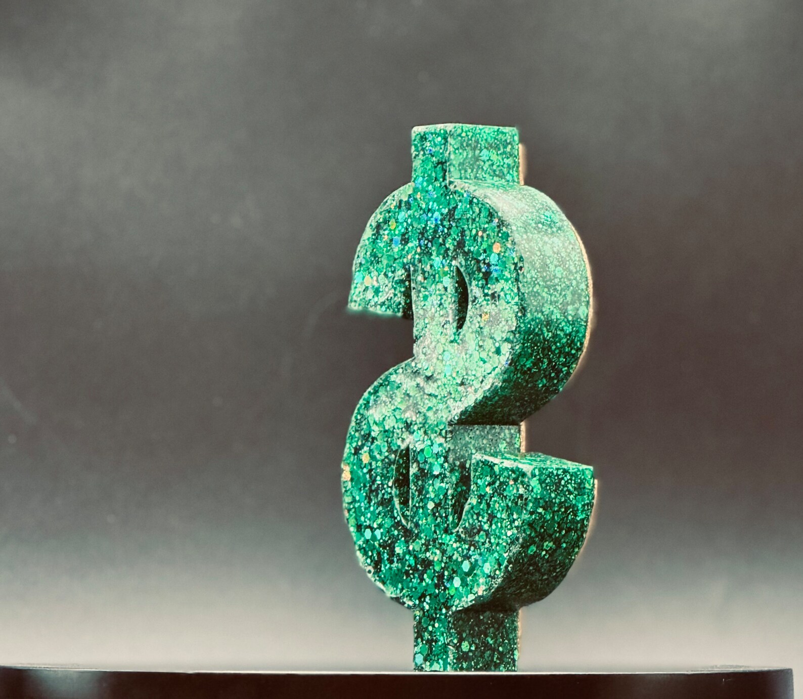 Money Sign Bling Sculpture/statue Large Handmade Money Decor - Etsy