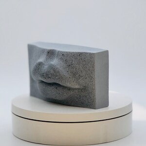 Abstract Lips Sculpture-kiss Me-handmade Modern/contemporary Statue ...