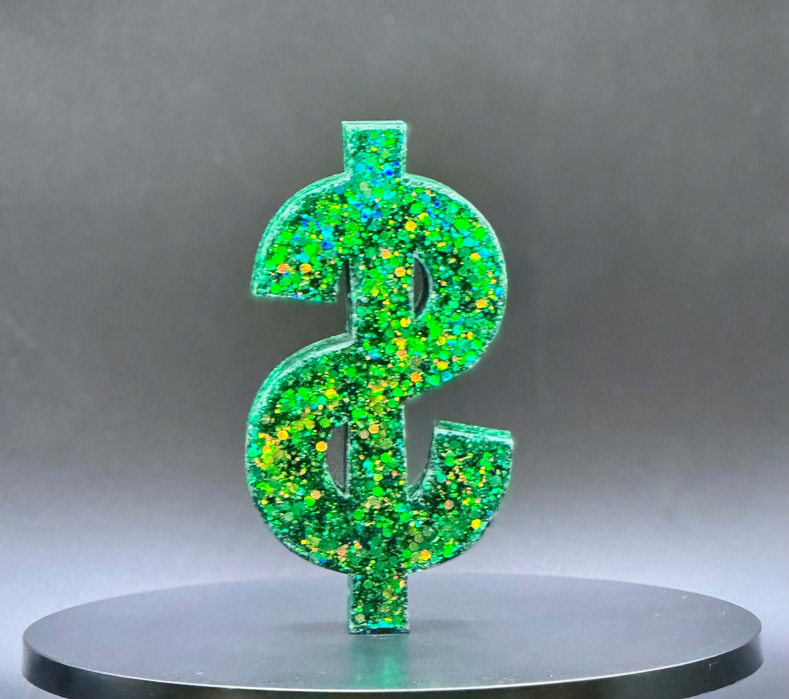 Money Sign Bling Sculpture/statue Large Handmade Money Decor - Etsy